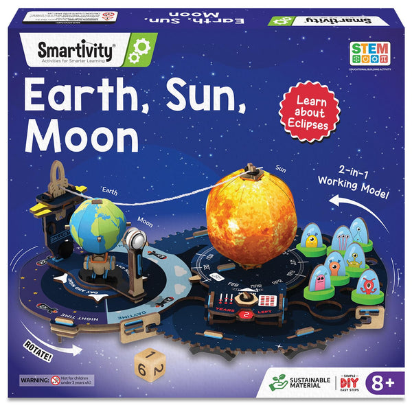 Smartivity Earth-Sun-Moon Space Toy for Kids 8-10-12-14 Years Old | In ...