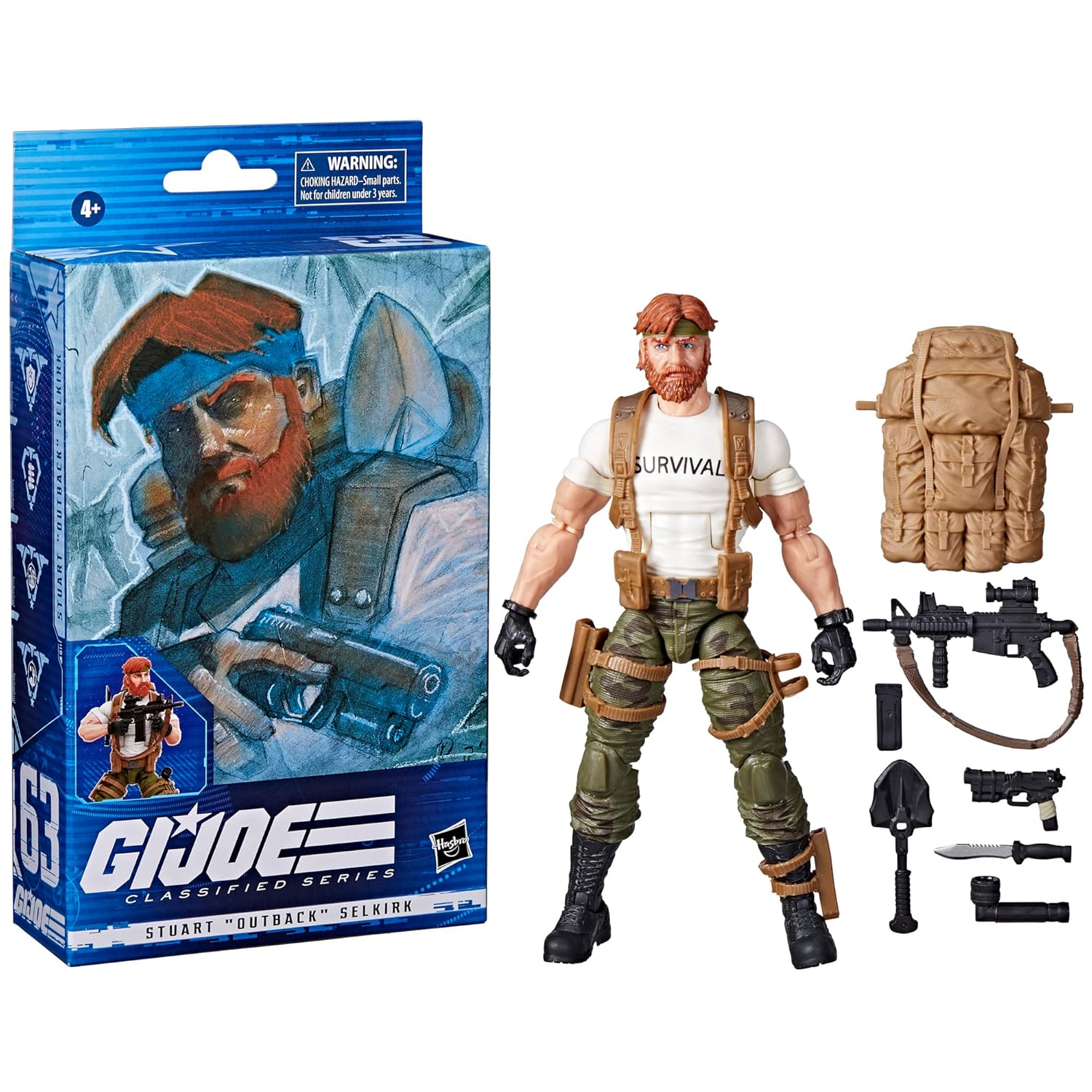 G.I. Joe Classified Series Stuart Outback Selkirk Action Figure 63 Col ...