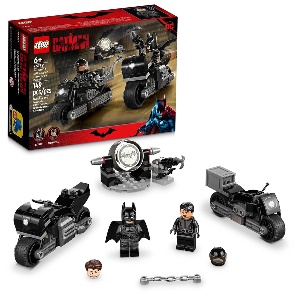 LEGO DC Batman: Batman and Selina Kyle Motorcycle Pursuit 76179 Buildi ...